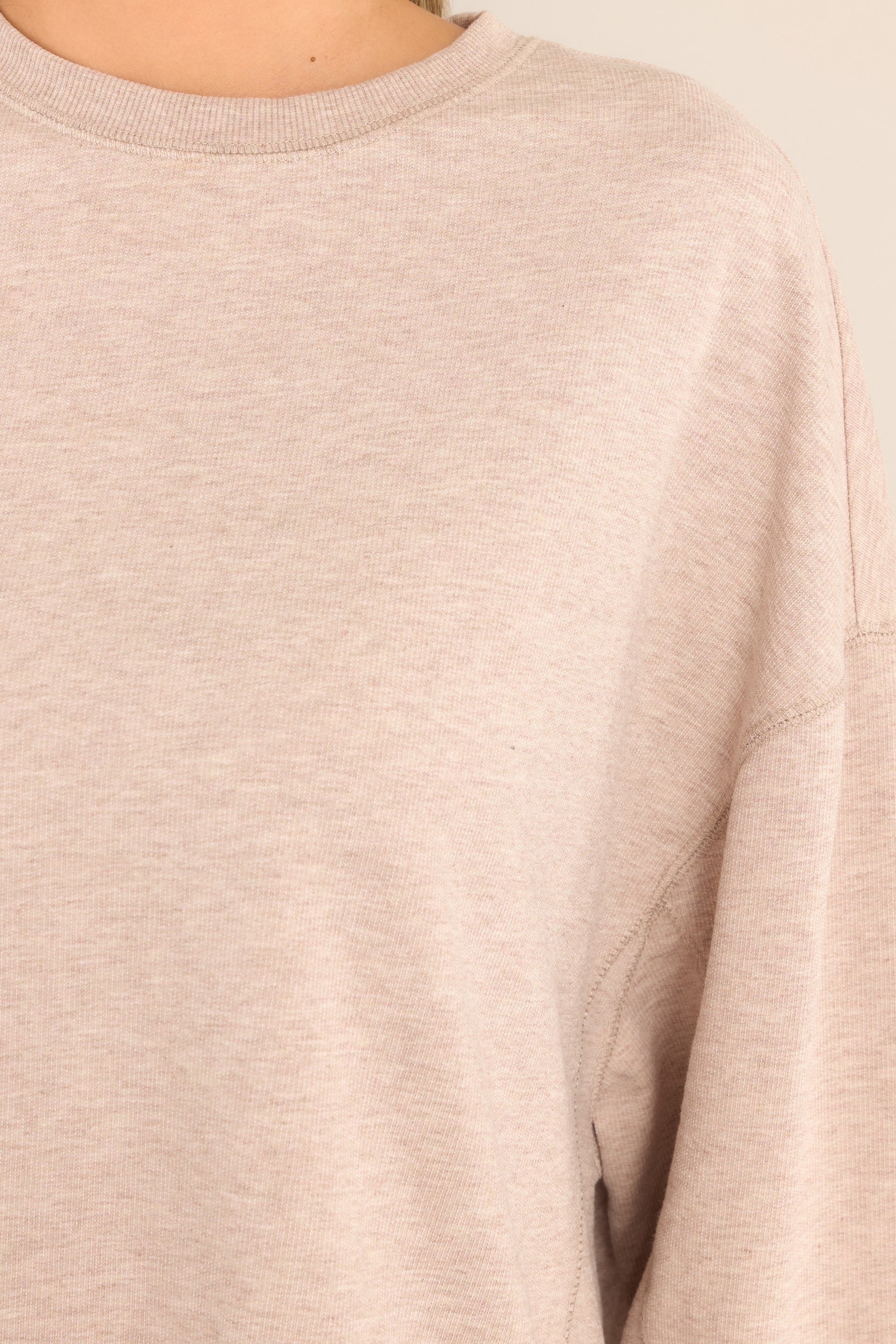 Z Supply Modern Heather Latte Weekender | Red Dress