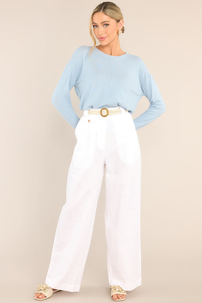 Super Soft Light Blue Top - All Tops | Red Dress