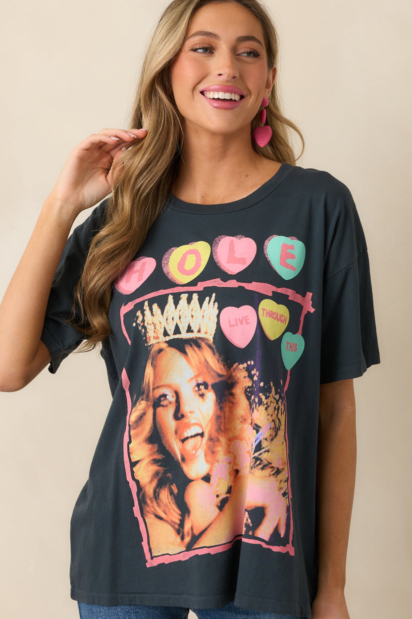 Hole 1995 Use Once And Destroy Vintage Tee - All Tops | Red Dress