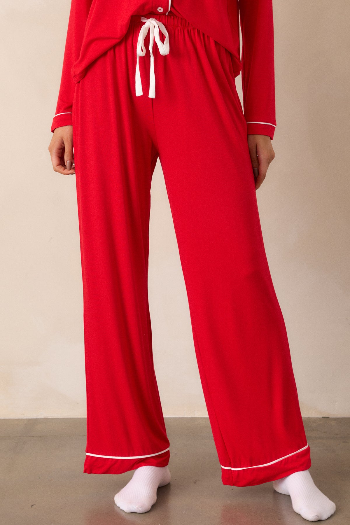 Red Pajama Pants - All Pajamas | Red Dress