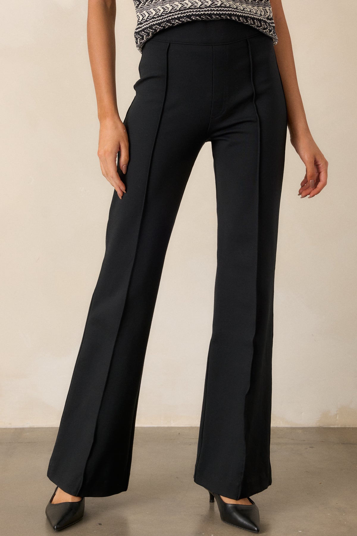 Spanx® The Perfect Hi-Rise Flare Pant In Black | Red Dress
