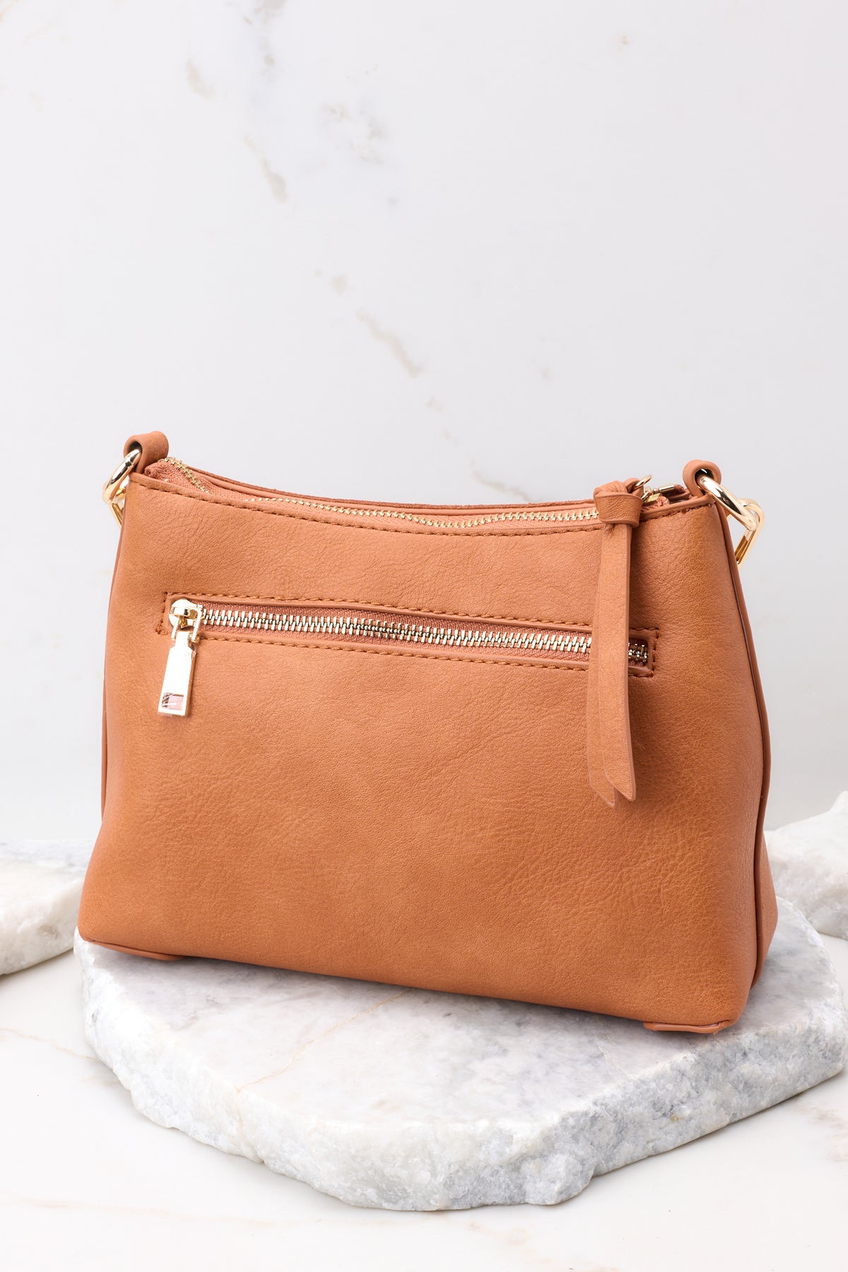 Pretty Tan Detailed Bag - Accessories | Red Dress