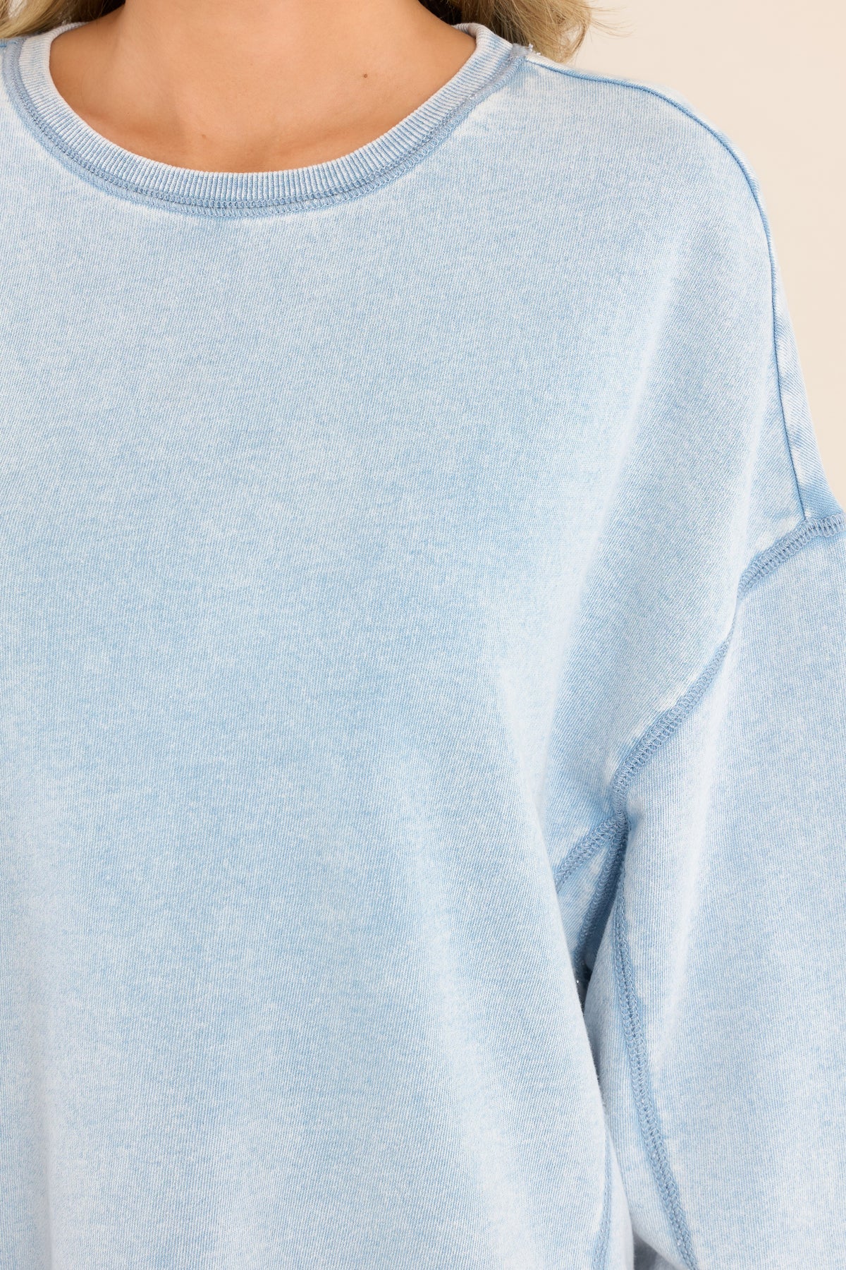 Z-Supply Knit Denim Washed Indigo Modern Weekender | Red Dress