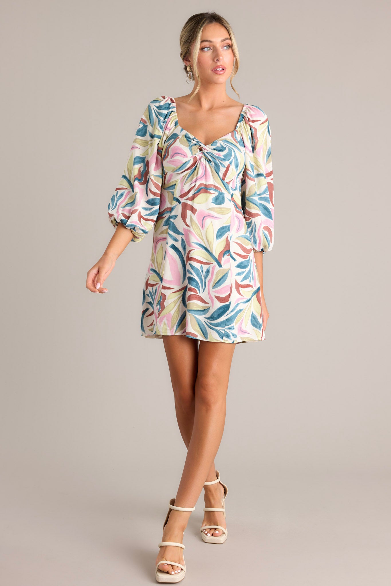 Z Supply Mirani Safari Flax Mini Dress | Red Dress