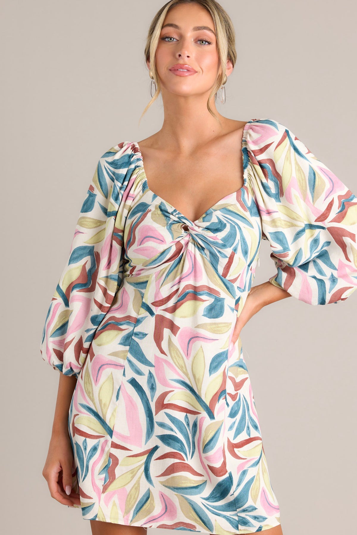 Z Supply Mirani Safari Flax Mini Dress | Red Dress