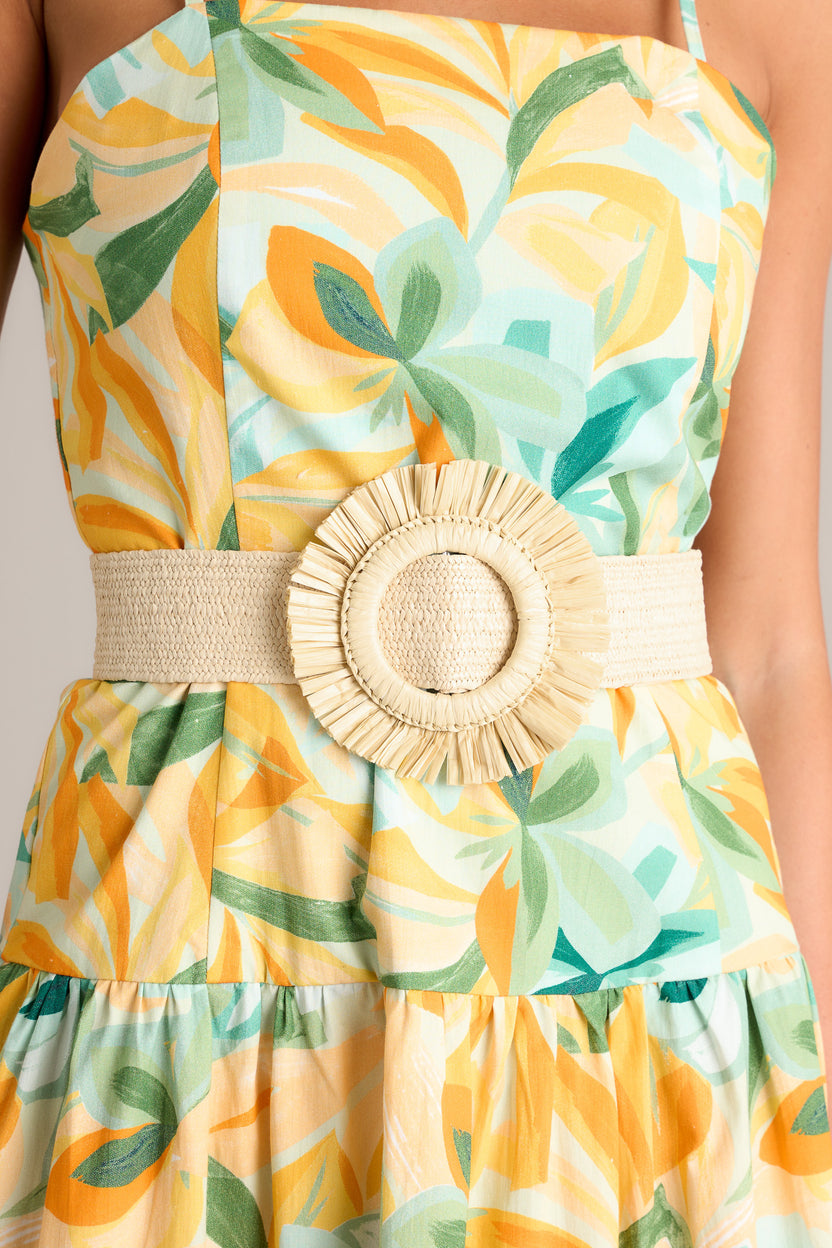 Straw Ivory Pull Through Belt - All Accessories | Red Dress