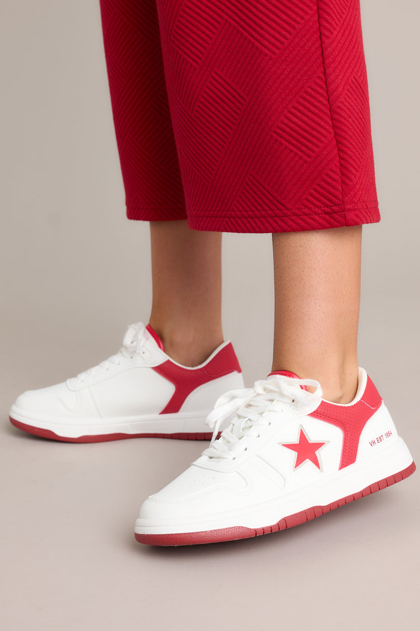 Vintage Havana Fresh Red Sneakers | Red Dress