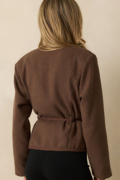 Cute Chocolate Brown Jacket - All Outerwear | Red Dress