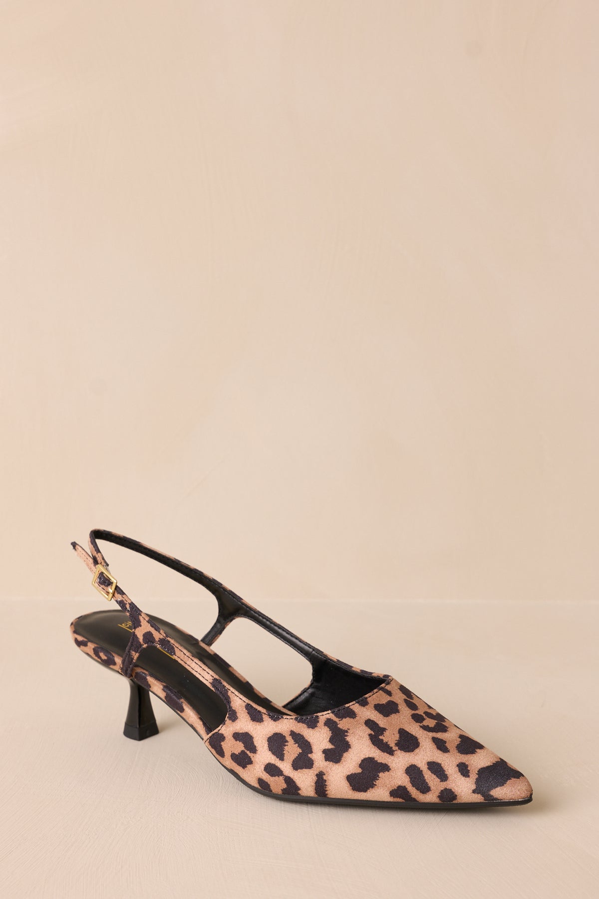 Leopard Print Kitten Heels - All Heels | Red Dress