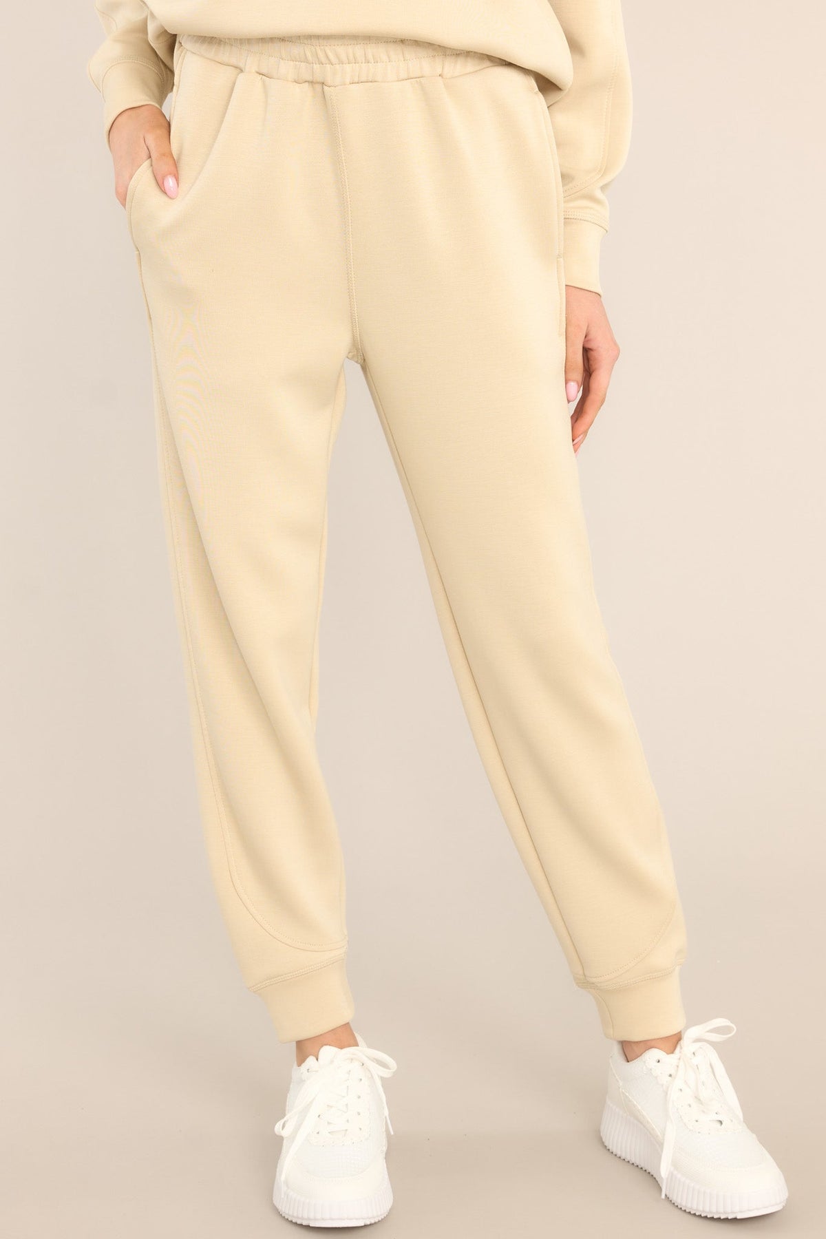Blow Off Steam Natural Joggers - All Bottoms | Red Dress