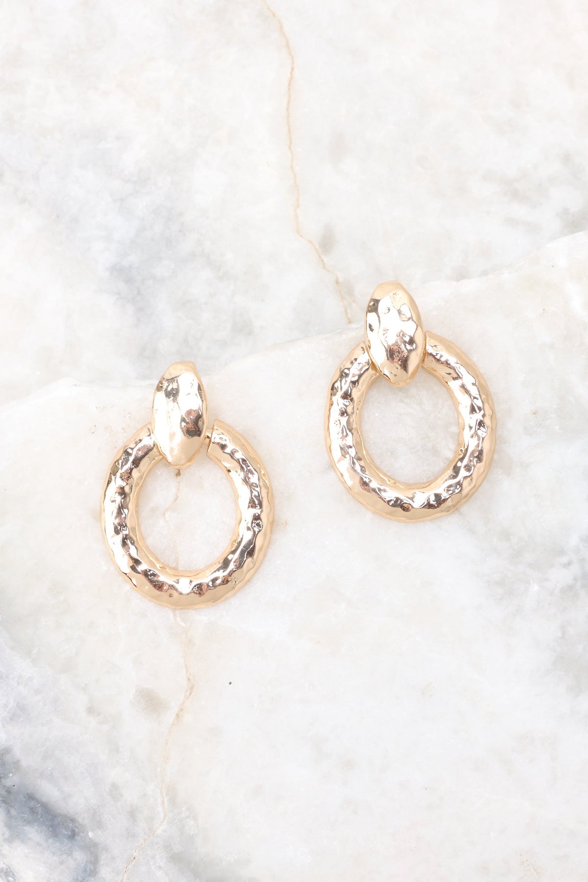 Dazzling Gold Earrings - All Earrings | Red Dress
