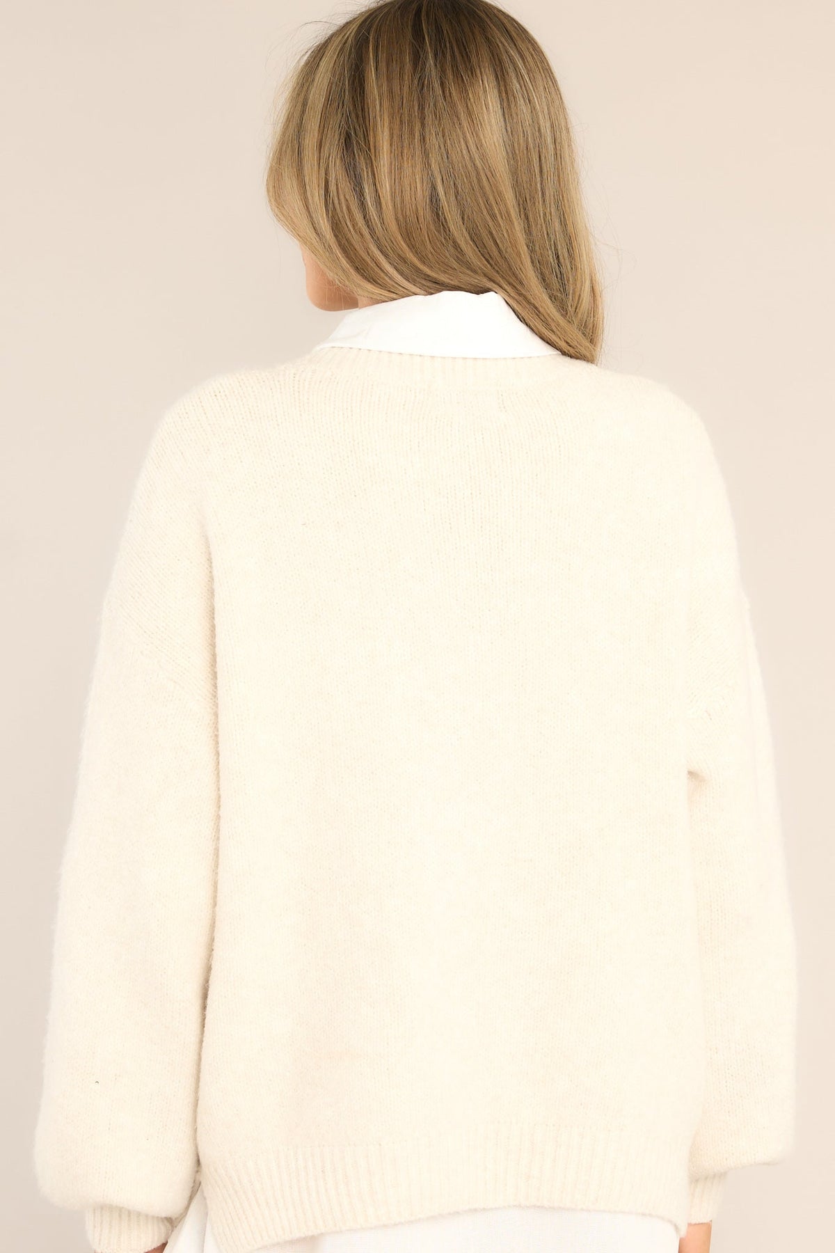 Adorable Oatmeal Sweater - All Tops | Red Dress