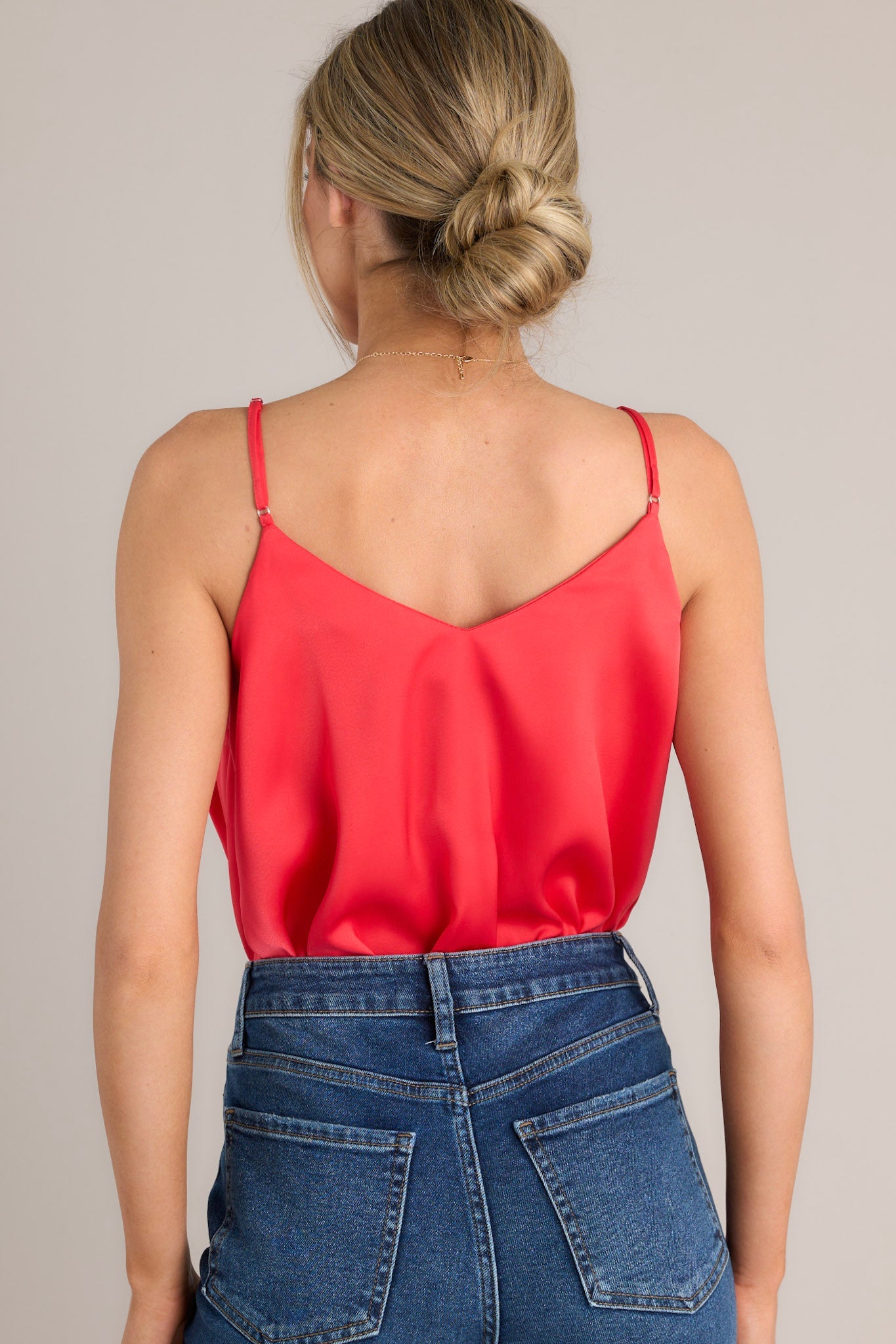 Red Tank Bodysuit - All Clothing | Red Dress