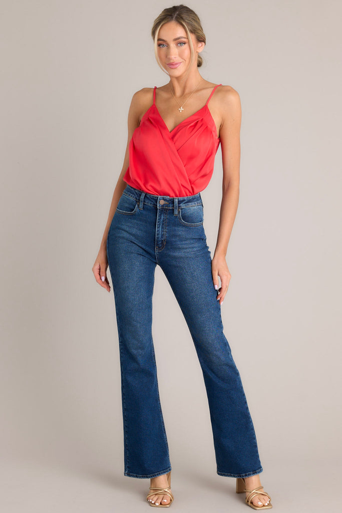 Red Tank Bodysuit - All Clothing | Red Dress