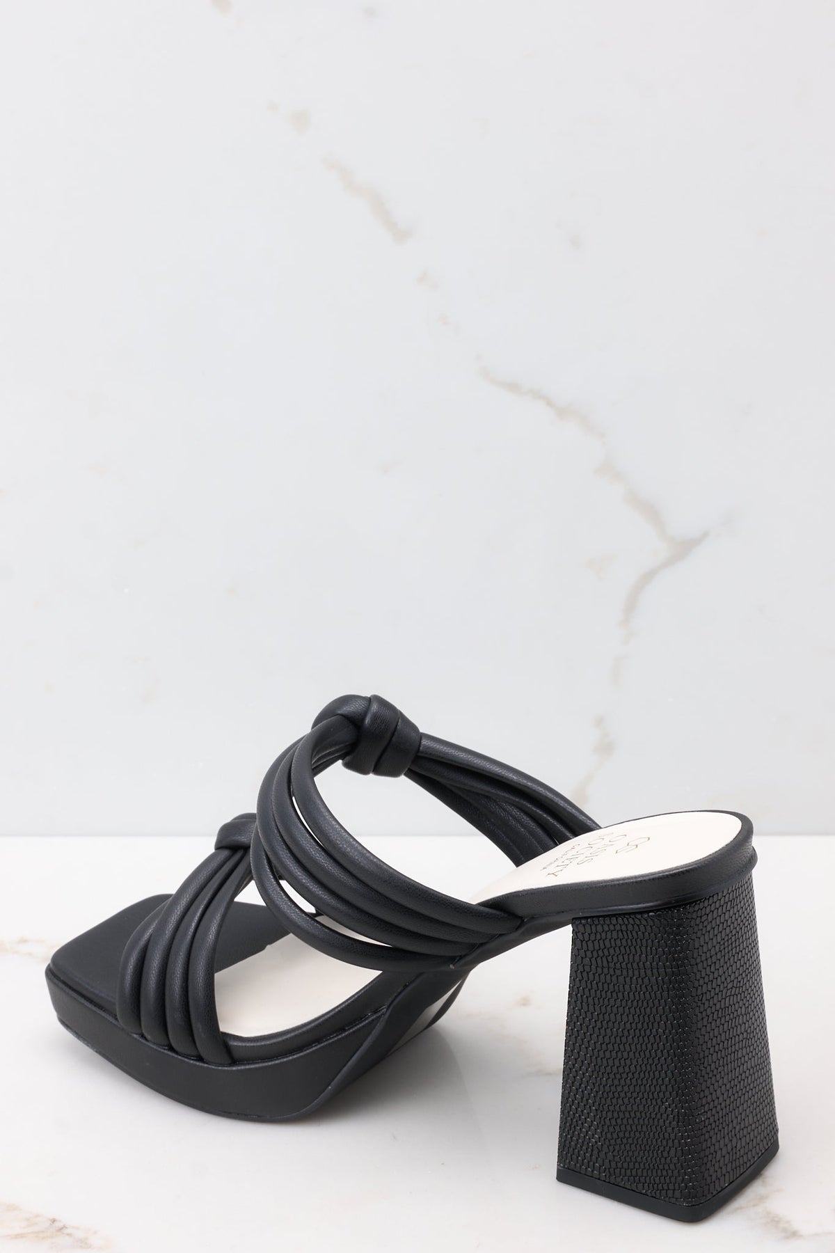 Stunning Black Platform Heels - All Shoes | Red Dress
