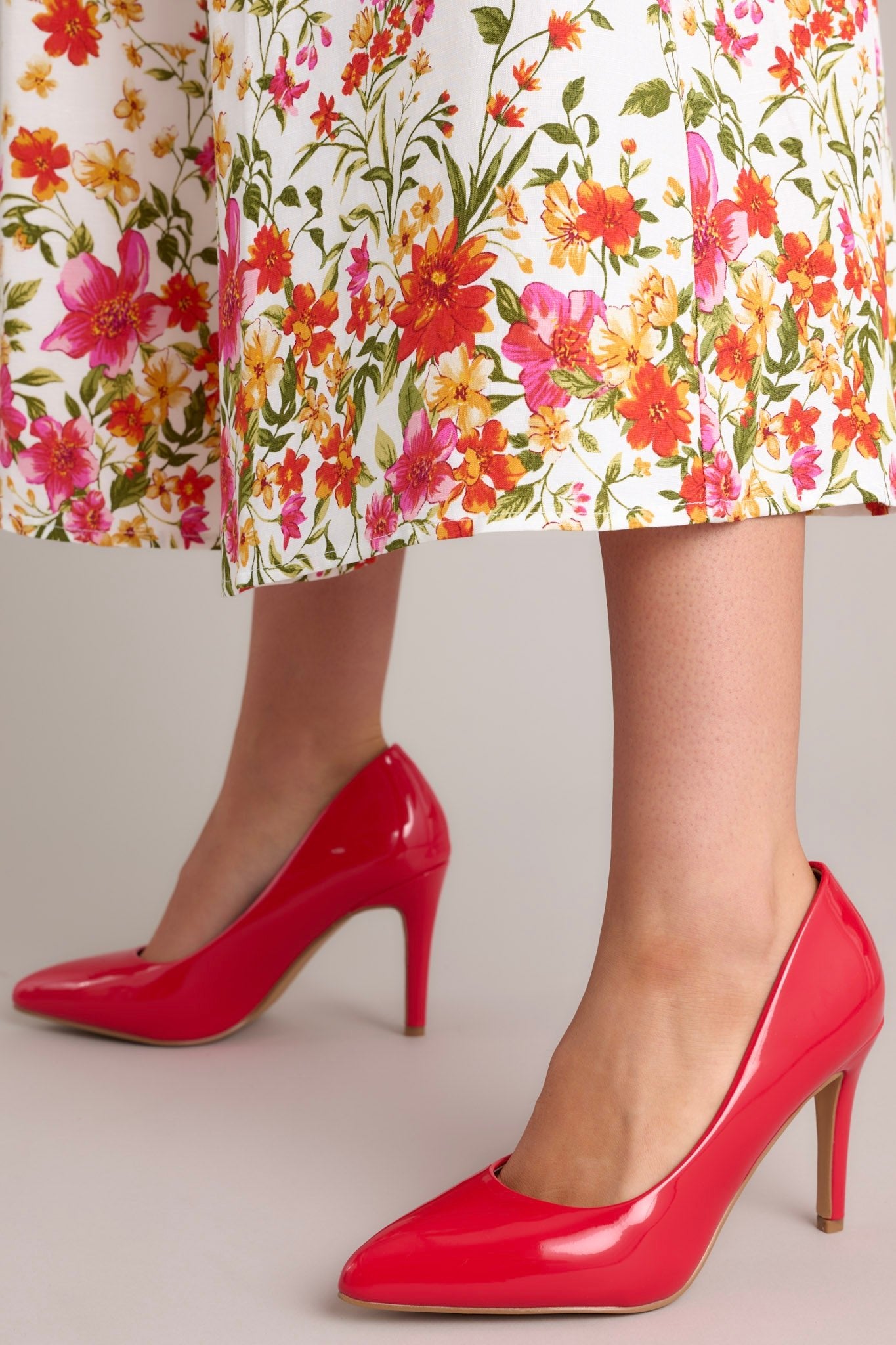 Pointed Toe High Heel Red Pumps - All Heels | Red Dress