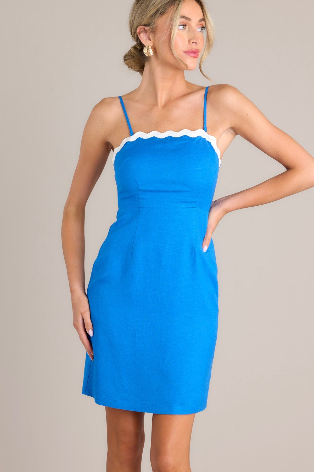 MINKPINK Florence Rikrak Mini Dress | Red Dress