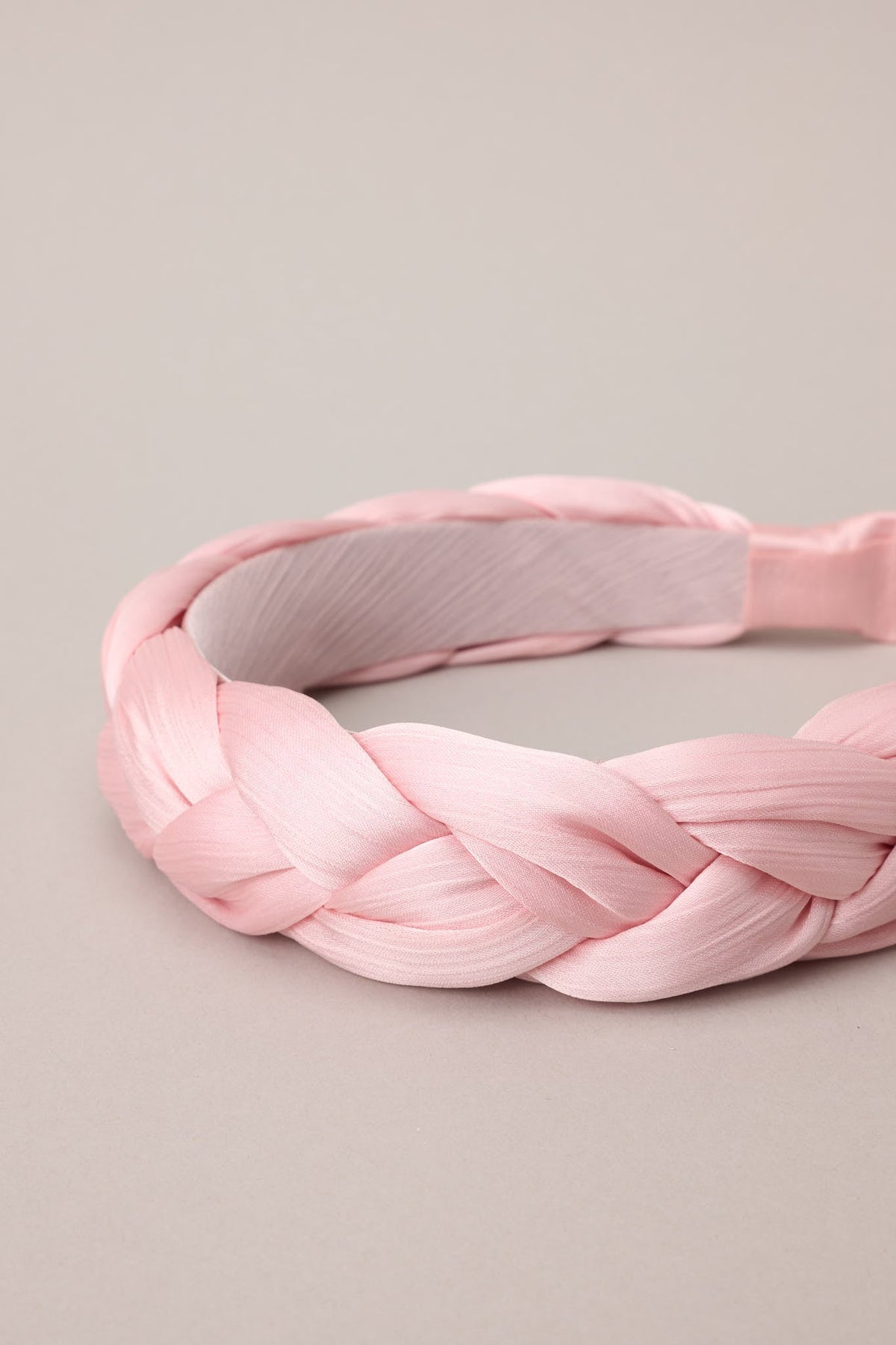 Light Pink Braided Headband - Hair Accessories | Red Dress