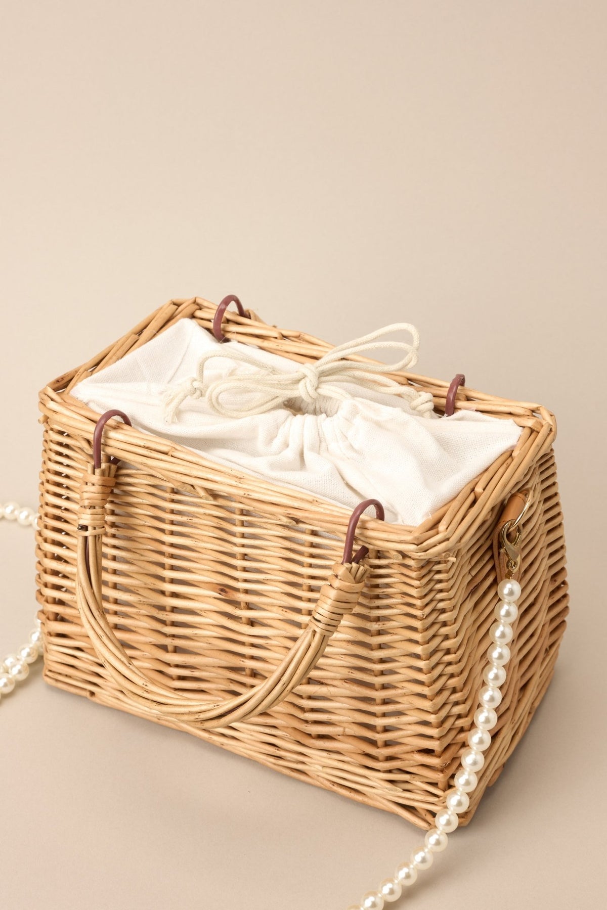 Unique Tan Natural Handbag - All Handbags | Red Dress